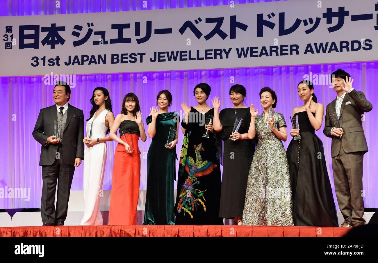 Tokyo, Japan. 21st Jan, 2020. (L-R) Japanese actor Hideki Takahashi ...