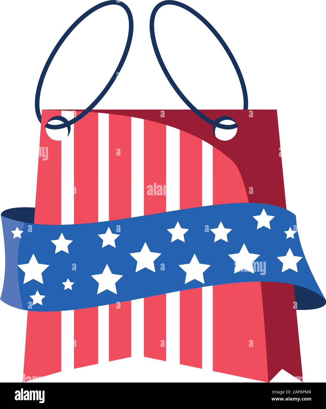 Usa flag bag design, United states america independence nation us ...