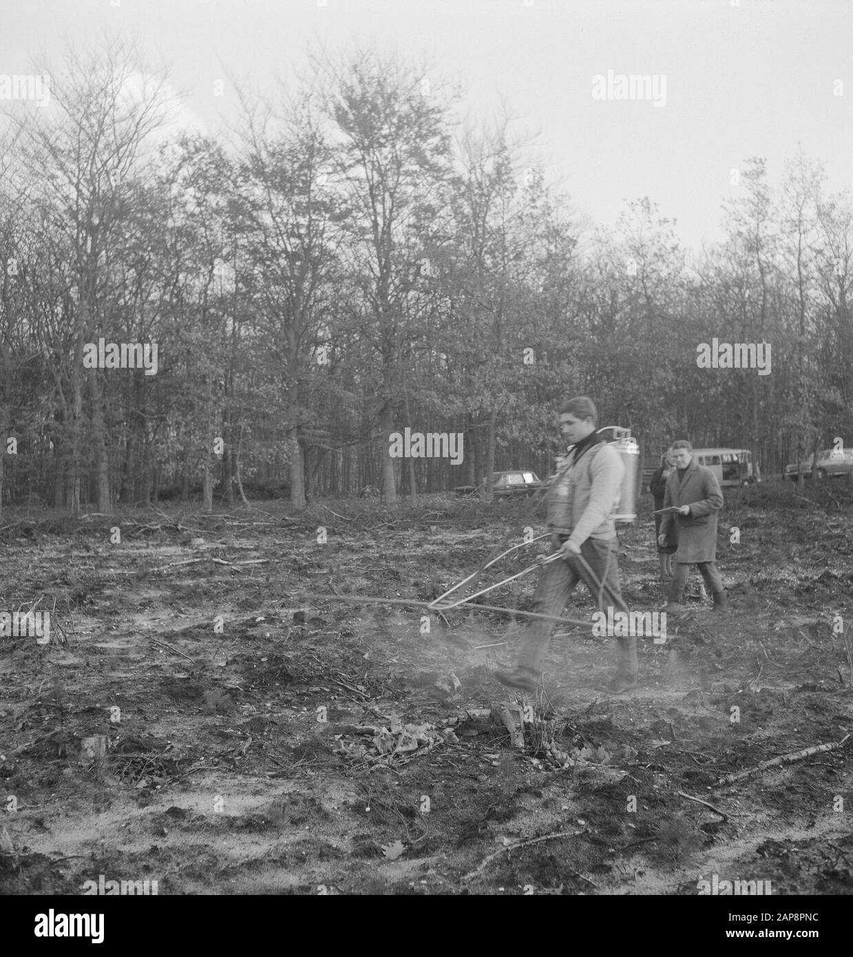 forests, workers, plains, spraying plants, spraying works Date: undated ...
