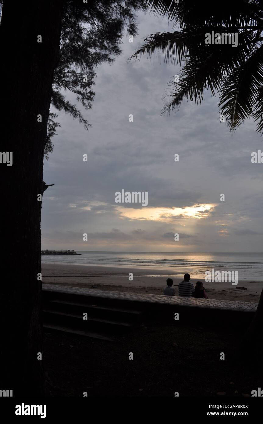 Miri, Sarawak / Malaysia - April 2011: The beautiful beaches of Luak ...