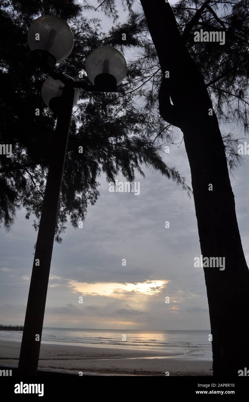 Miri, Sarawak / Malaysia - April 2011: The beautiful beaches of Luak ...