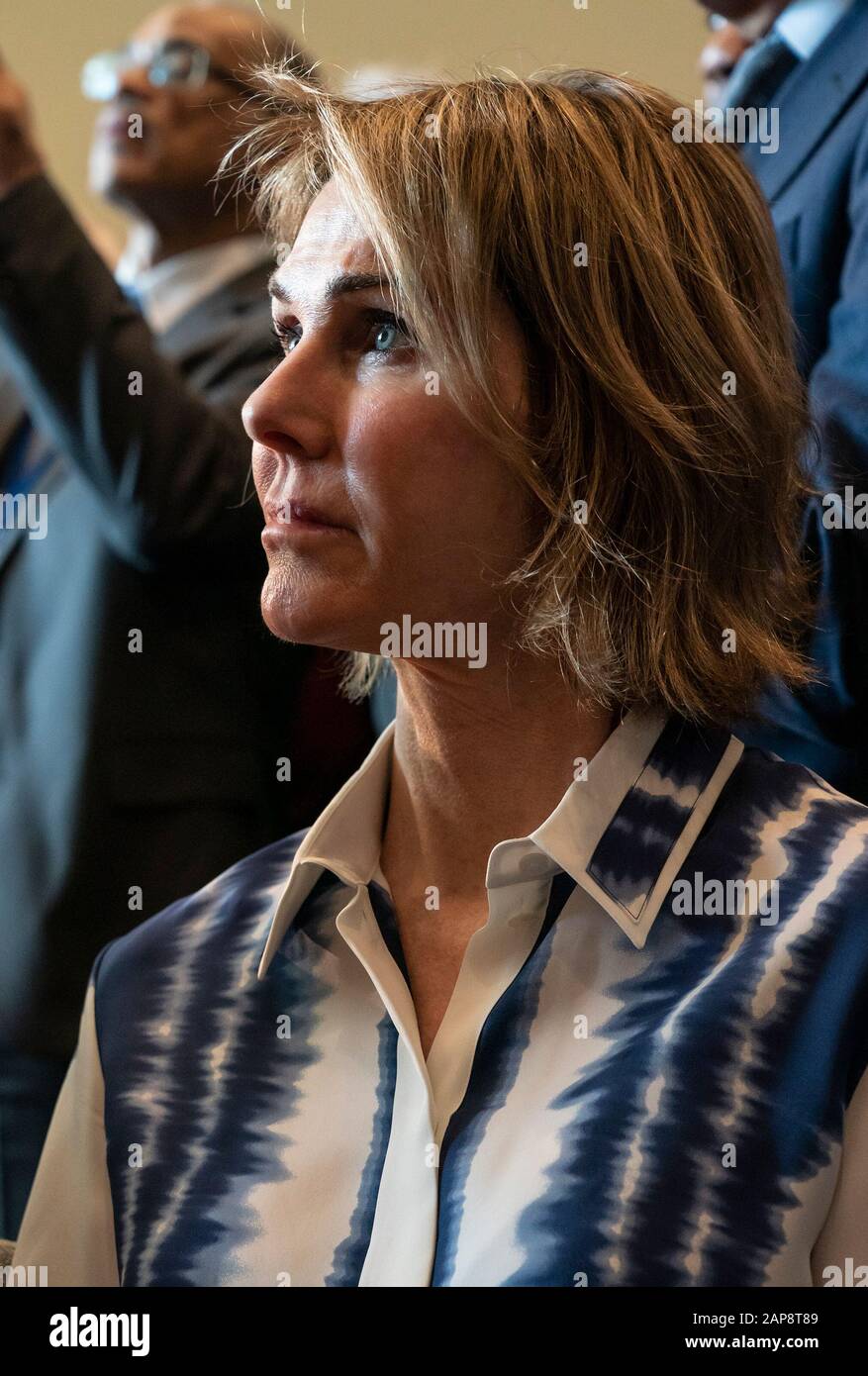 New York, United States. 21st Jan, 2020. US Ambassador Kelly Craft ...
