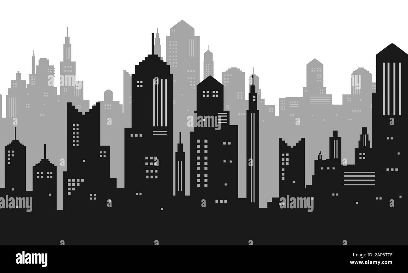 View town against background Stock Vector Images - Alamy