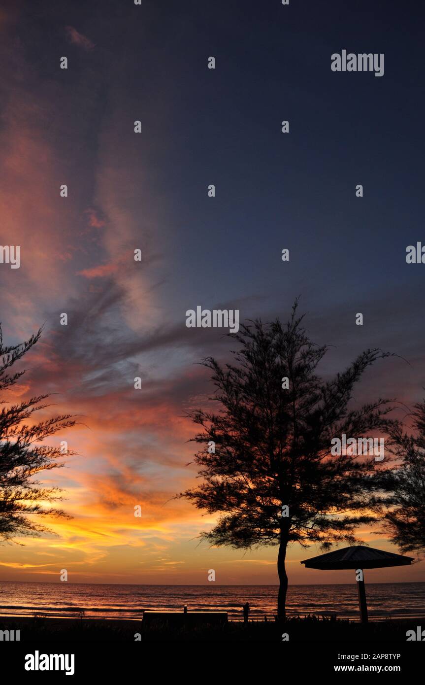 Miri, Sarawak / Malaysia - April 2011: The beautiful beaches of Luak ...