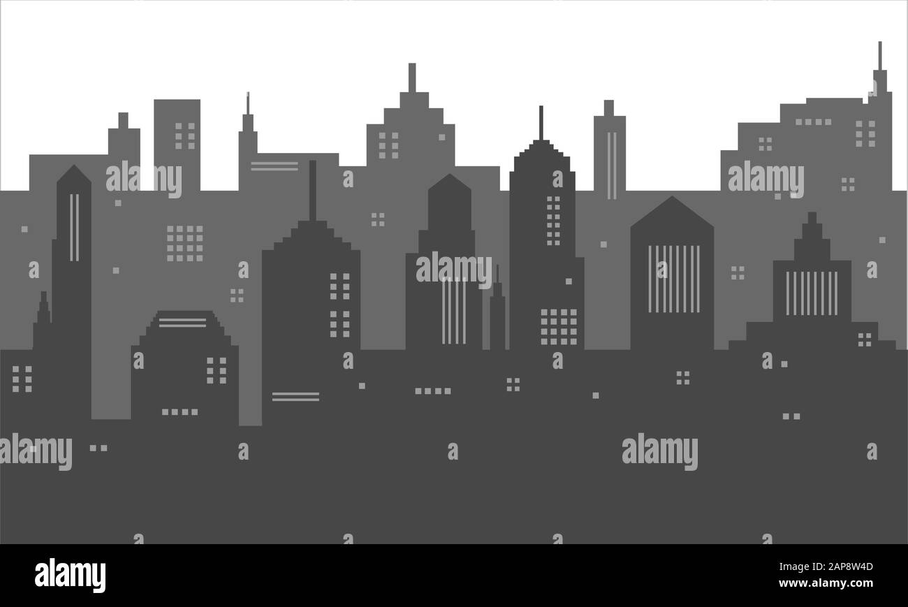 Buildings with shadows Stock Vector Images - Alamy