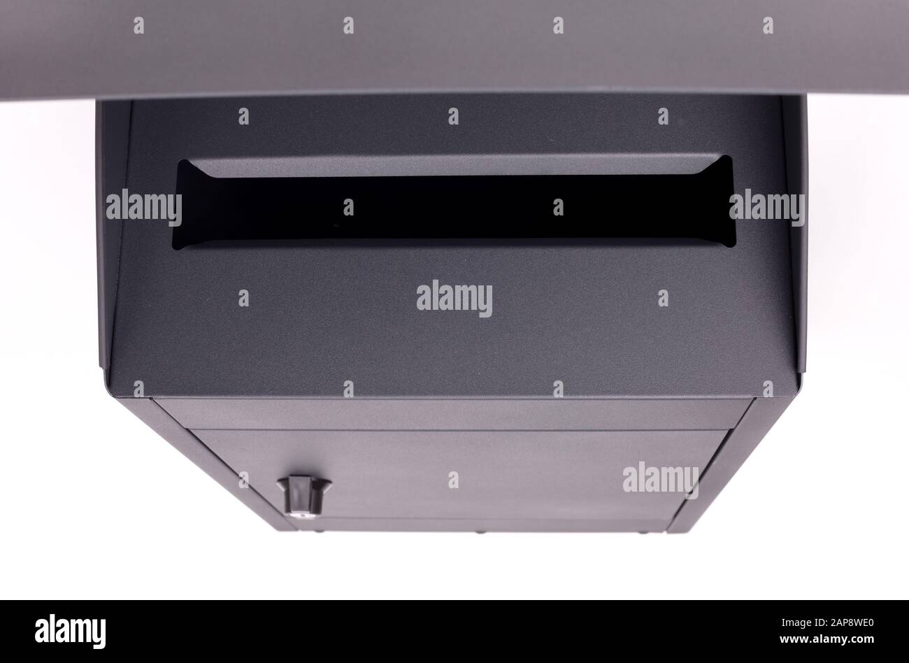 Modern letter-box isolated on a white background Stock Photo - Alamy