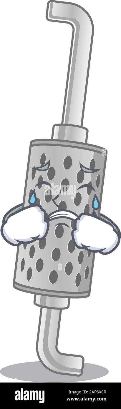 Sad of exhaust pipe cartoon mascot style Stock Vector Image & Art - Alamy