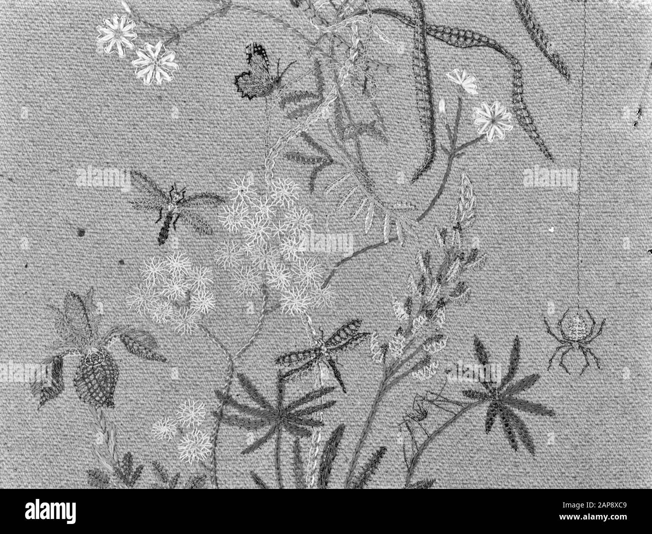 Embroidery old nr. 15 Date: December 12, 1945 Stock Photo - Alamy
