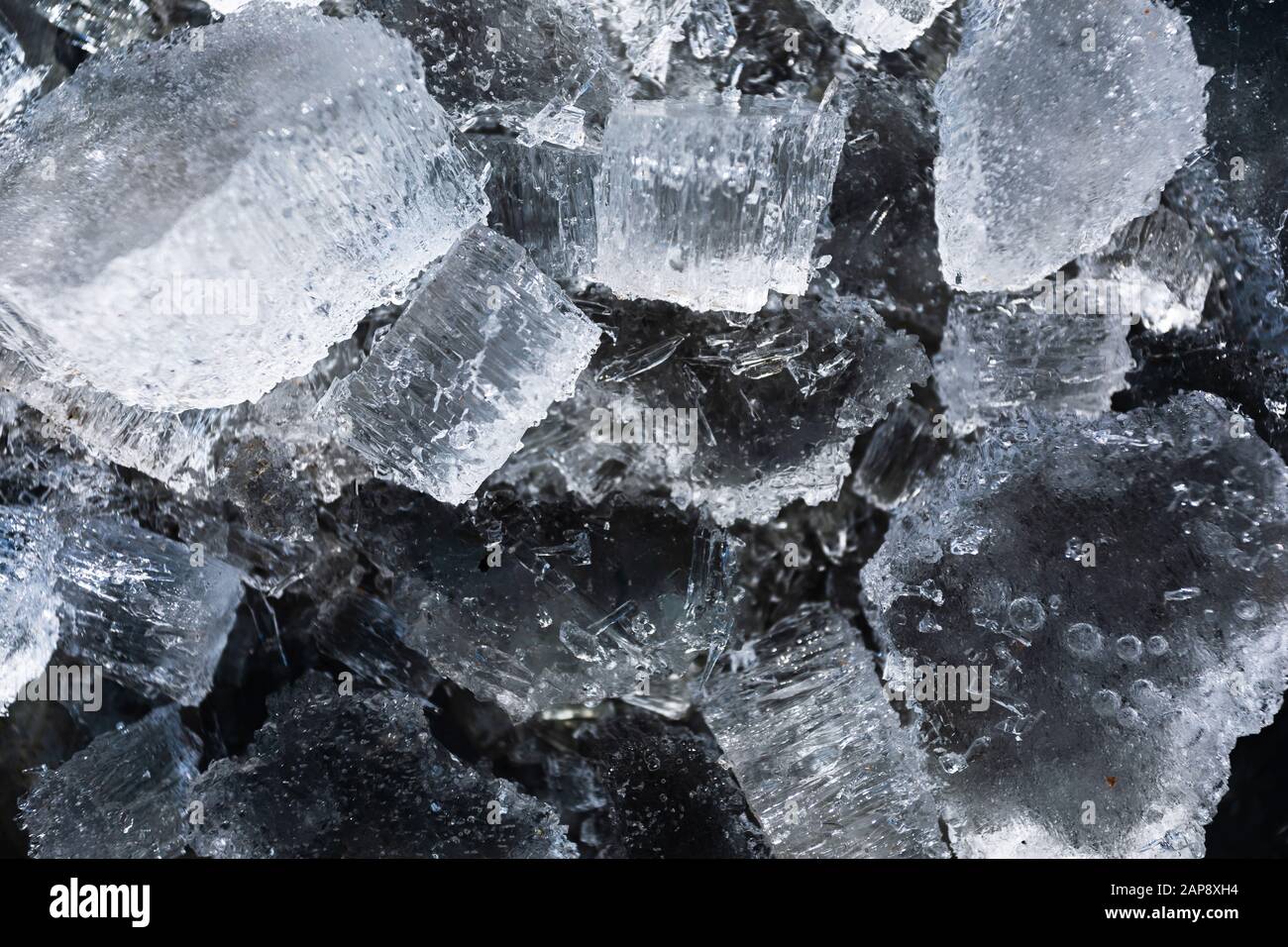 Frozen ice texture Stock Photo - Alamy