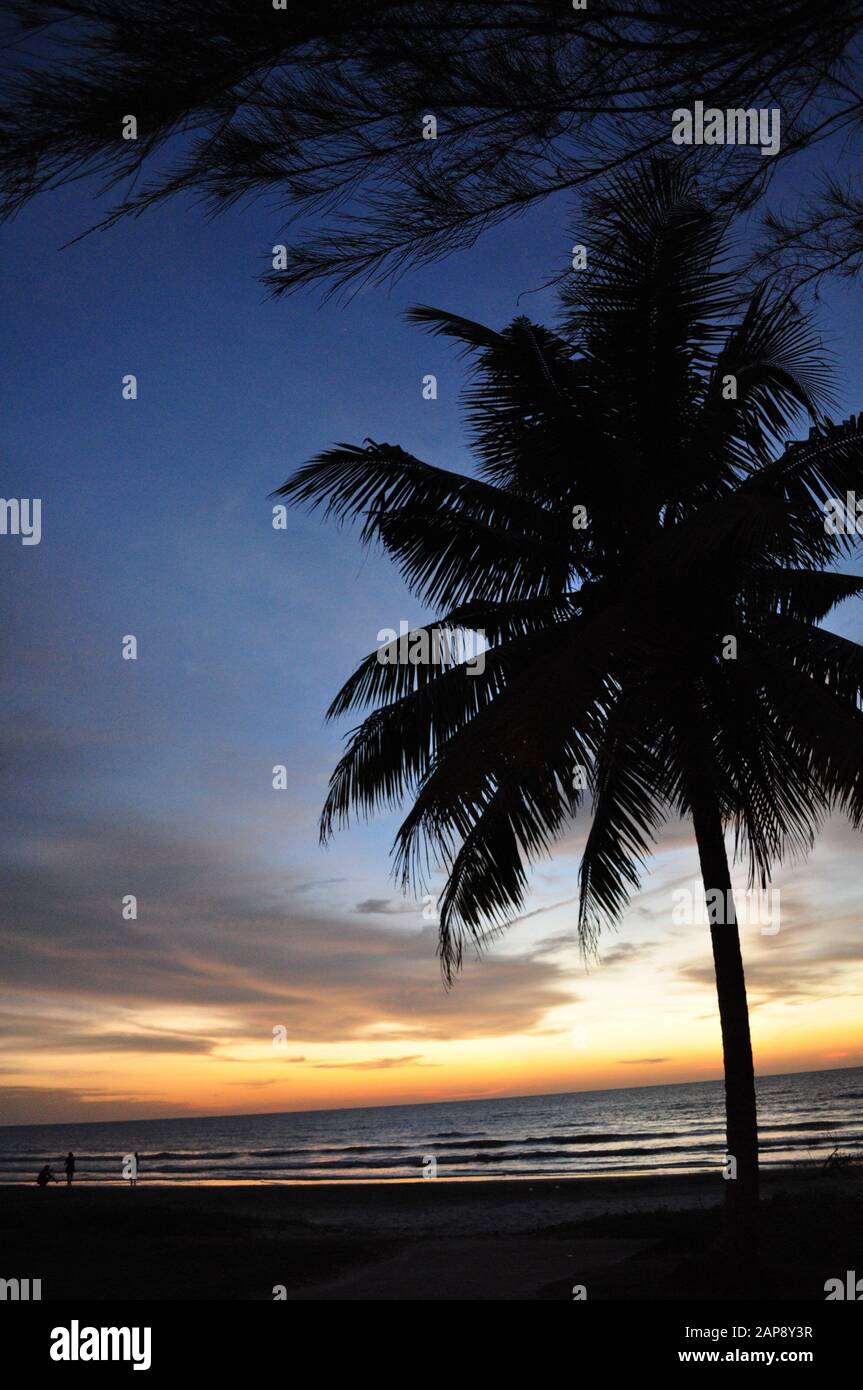 Miri, Sarawak / Malaysia - April 2011: The beautiful beaches of Luak ...