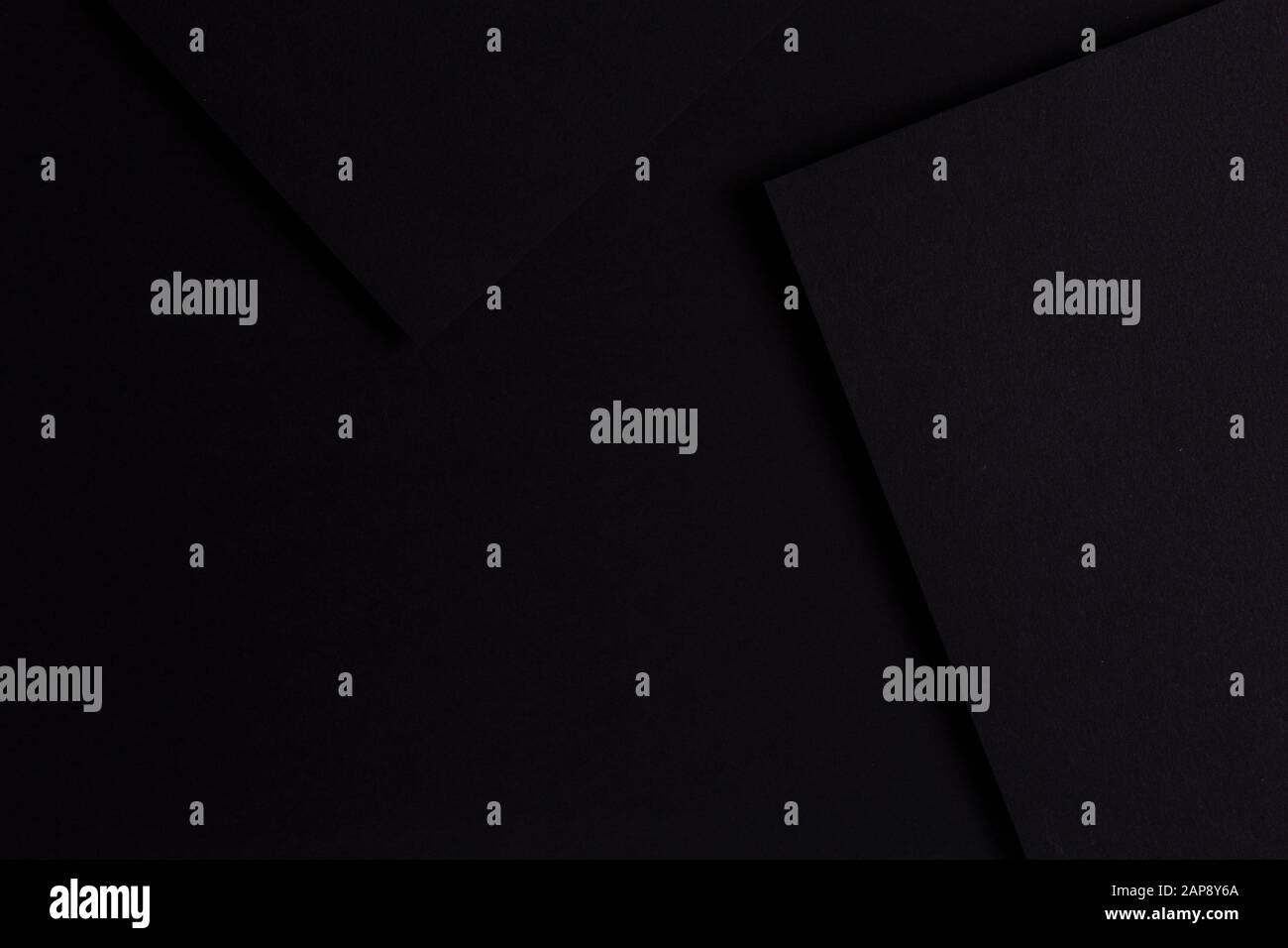 Abstract minimal geometric shape black color paper background Stock ...