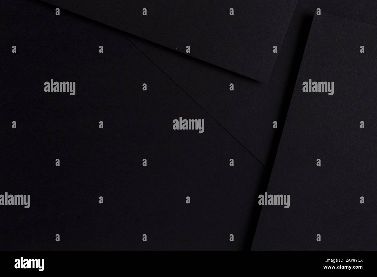 Abstract minimal geometric shape black color paper background Stock ...