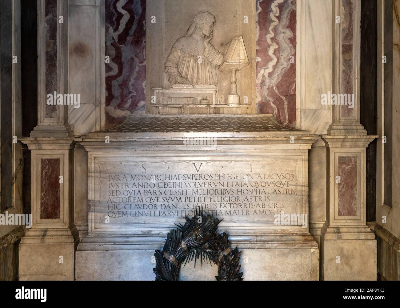 Ravenna, Italy - Sept 11, 2019: The monumental tomb of the most famous ...