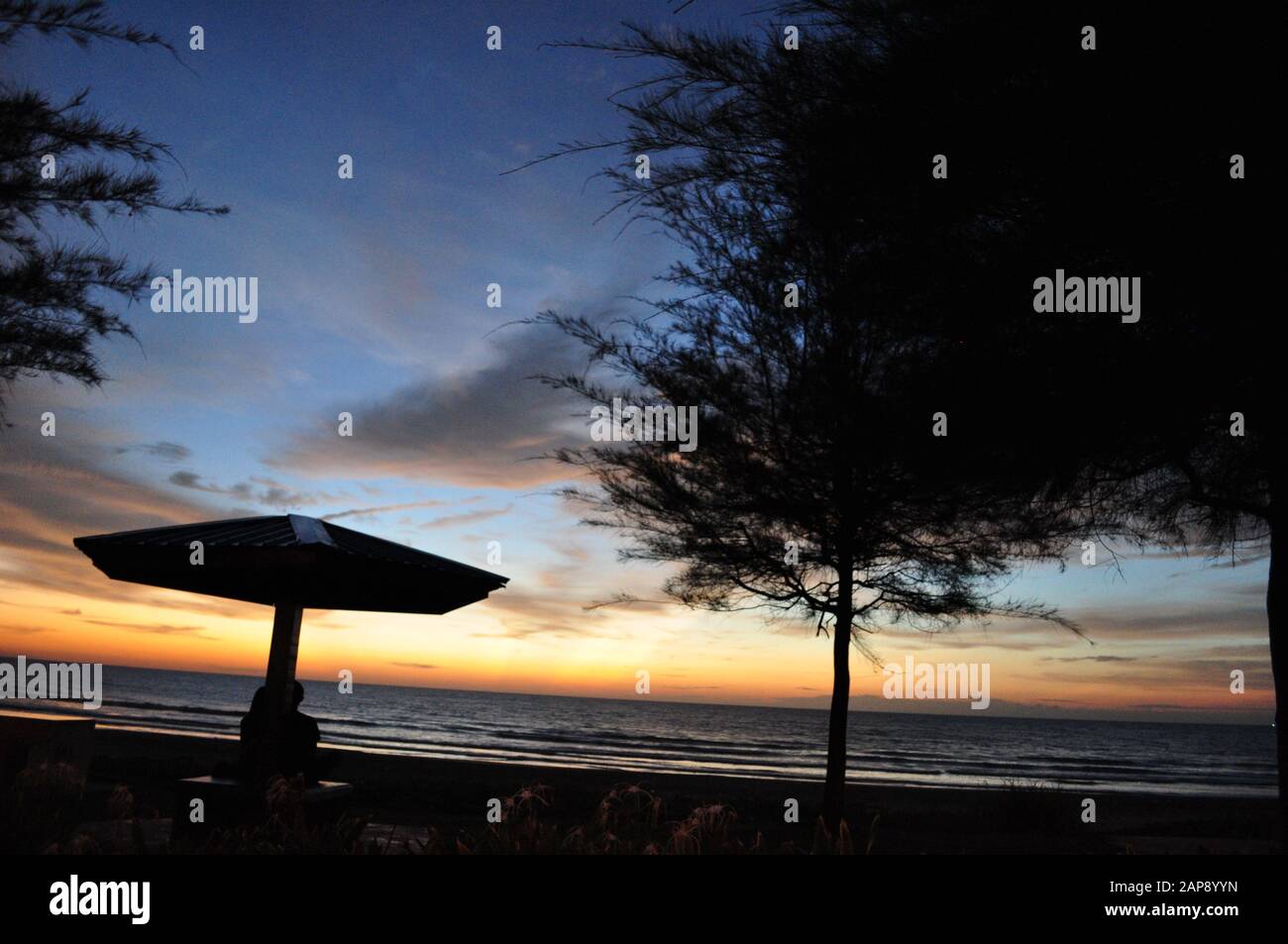 Miri, Sarawak / Malaysia - April 2011: The beautiful beaches of Luak ...