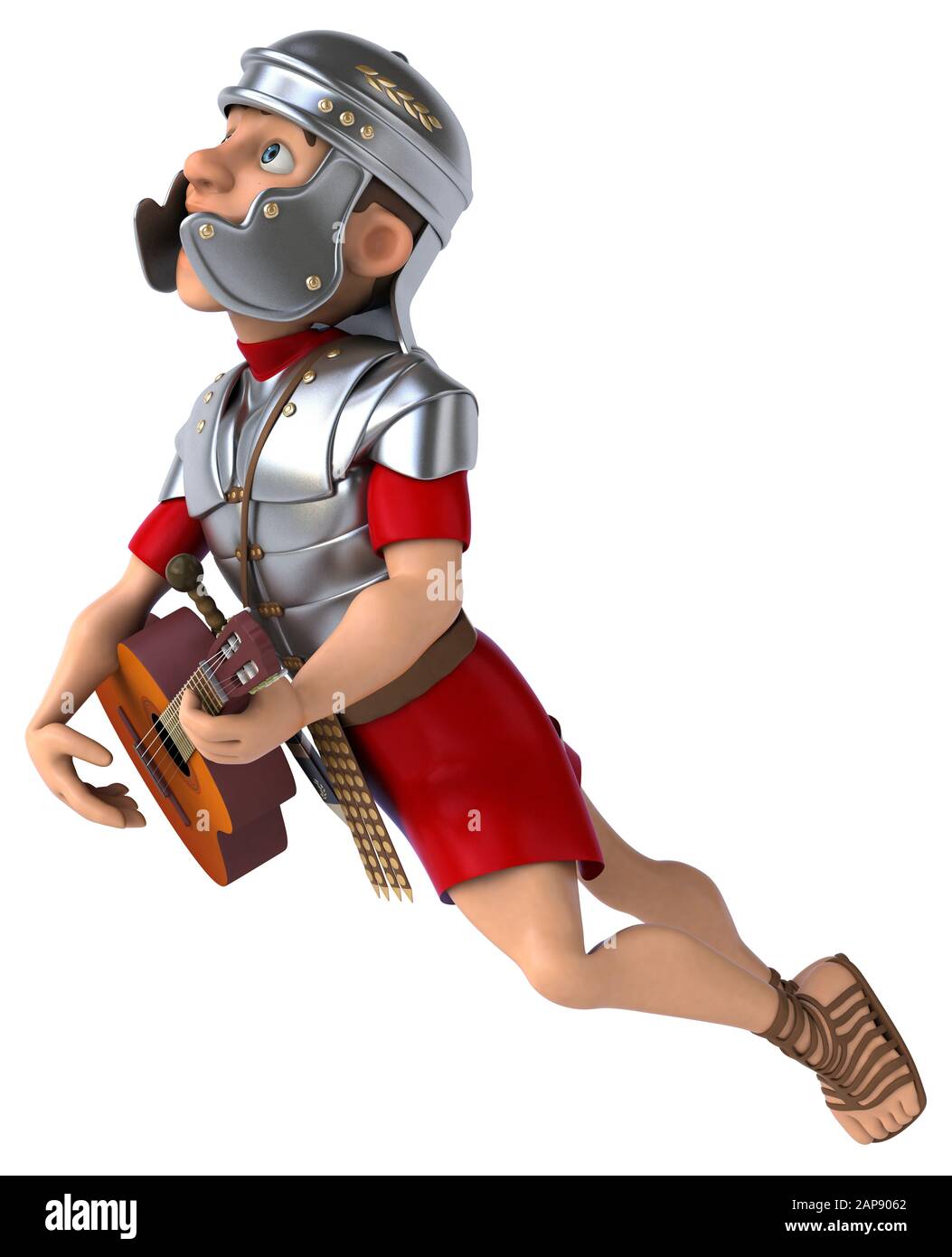 Roman soldier - 3D Illustration Stock Photo - Alamy