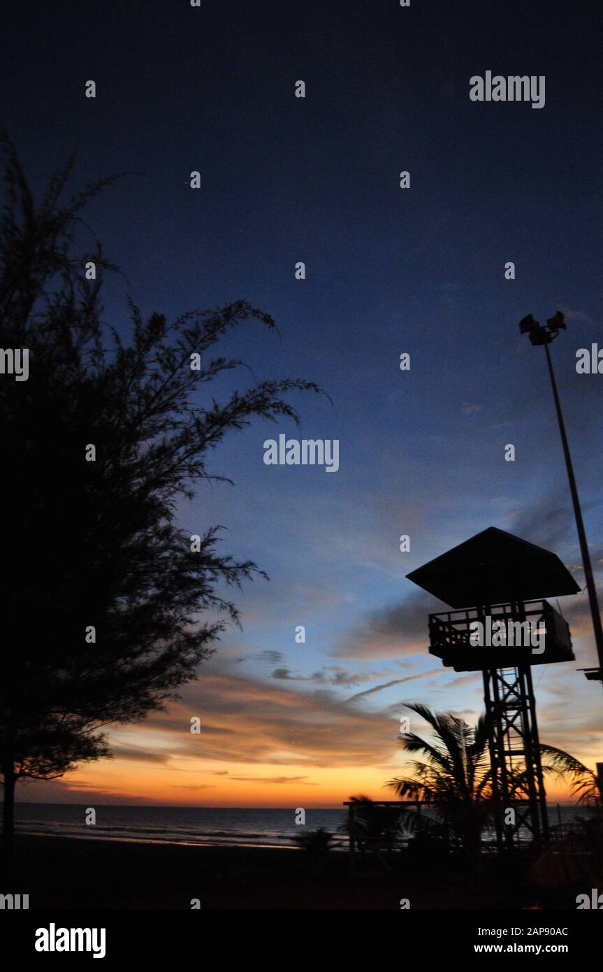 Miri, Sarawak / Malaysia - April 2011: The beautiful beaches of Luak ...