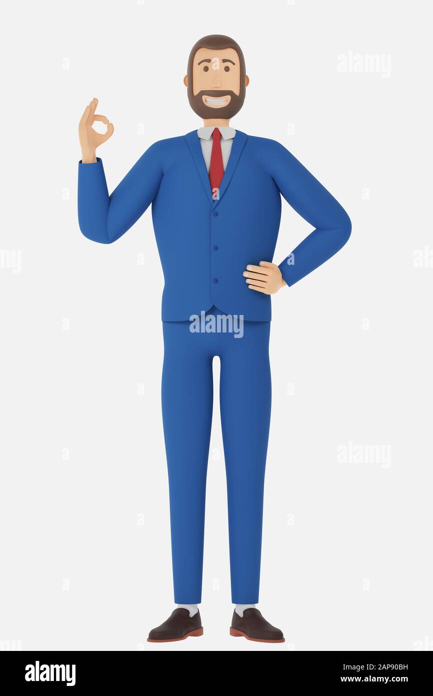 Cartoon okay sign hi-res stock photography and images - Alamy