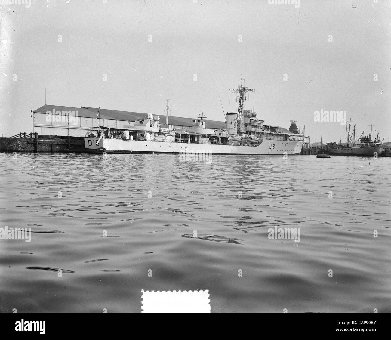 British warship in Amsterdam port St. Kitts Date: July 1, 1952 Keywords ...