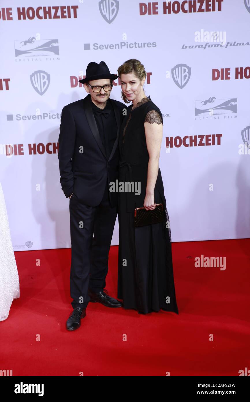 01/21/2020, Berlin, Germany, Milan Peschel and Brigitte Zeh attend the ...