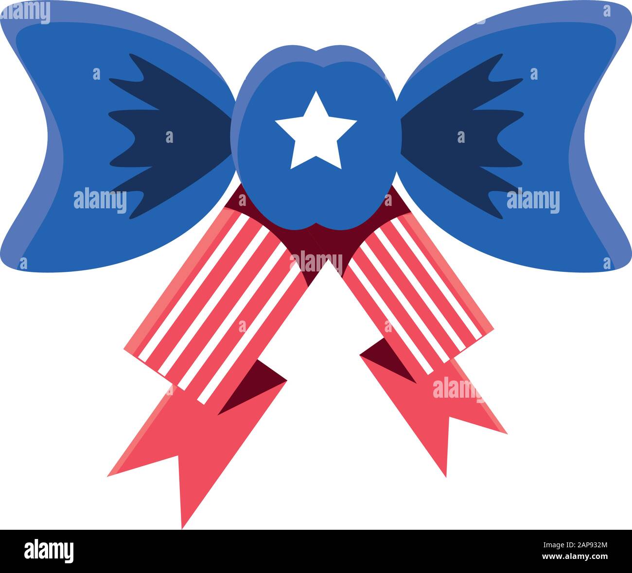 Usa flag bowtie design, United states america independence nation us ...