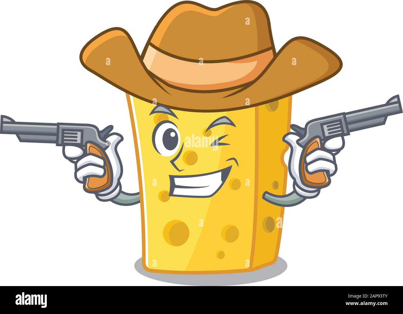 Dressed as cowboy Stock Vector Images - Alamy