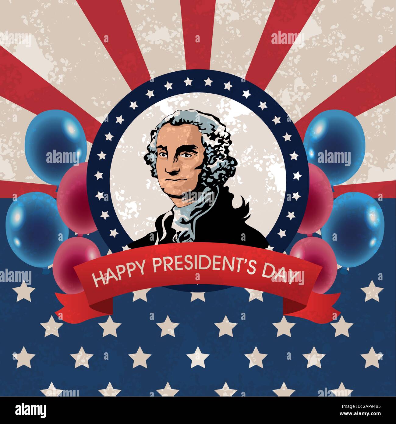 George washington history Stock Vector Images - Alamy