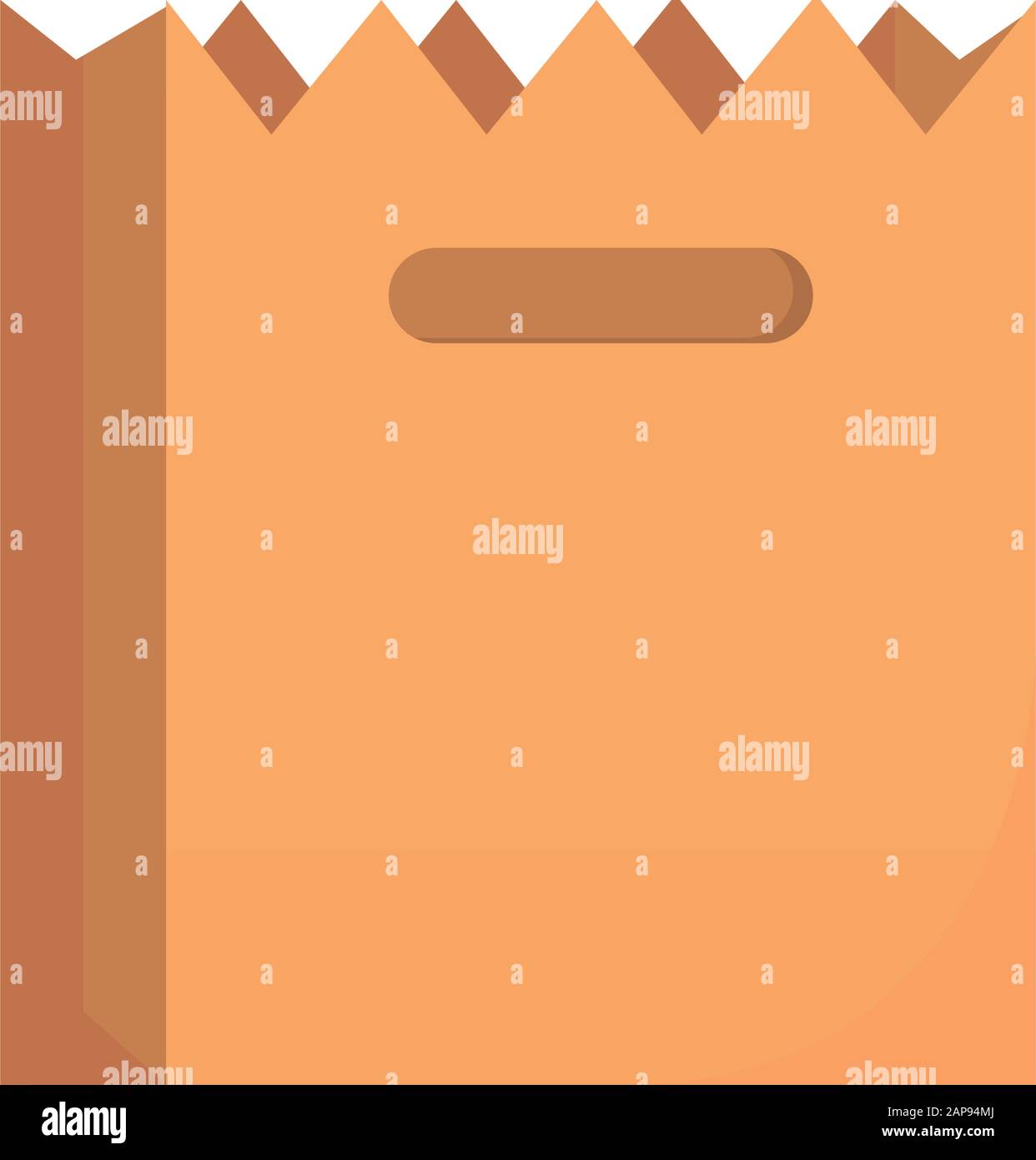 paper bag market business commerce shopping vector illustration Stock ...