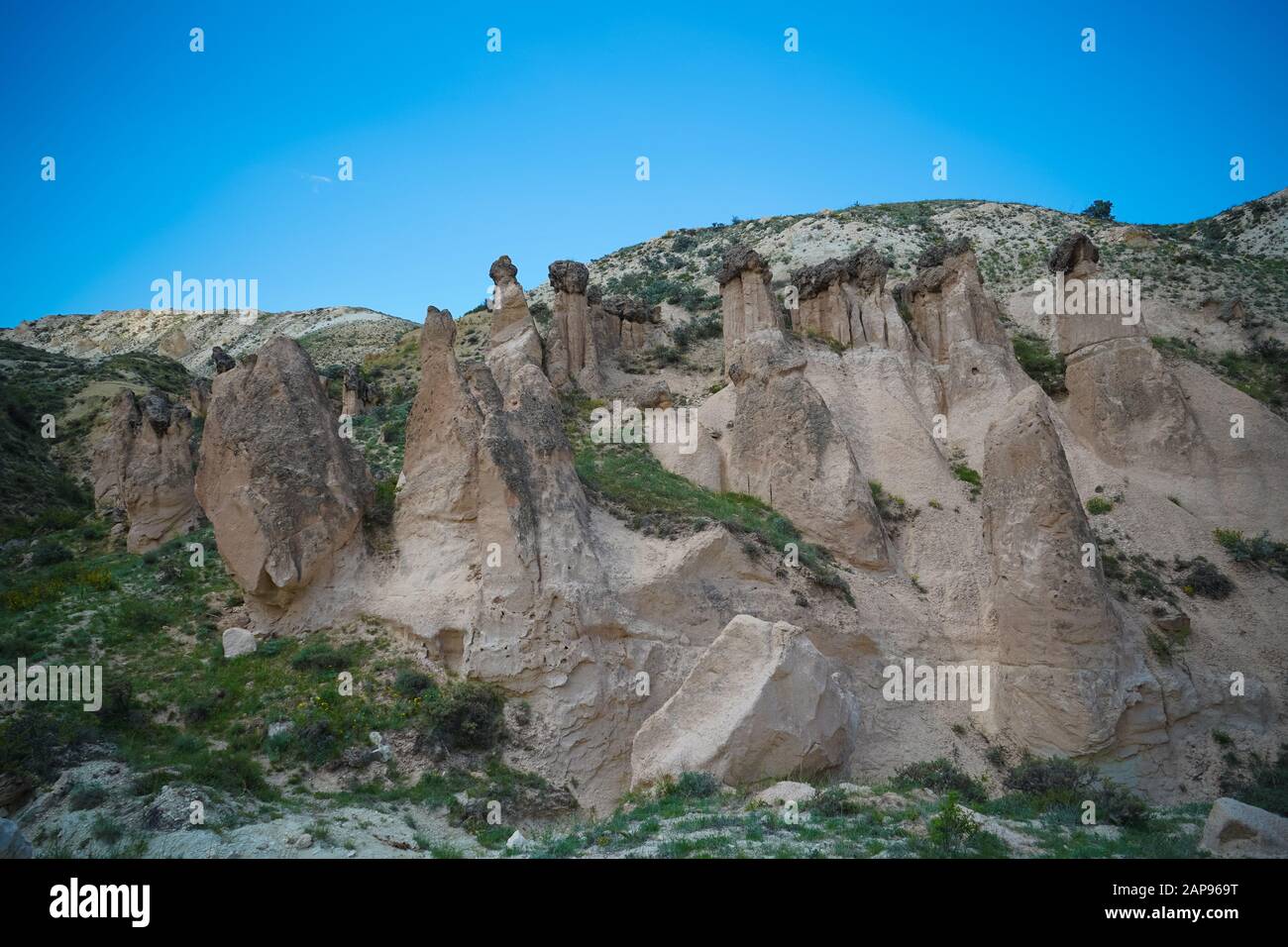 Landscape panoramic view to Devrent valley aka valley of imagination in ...