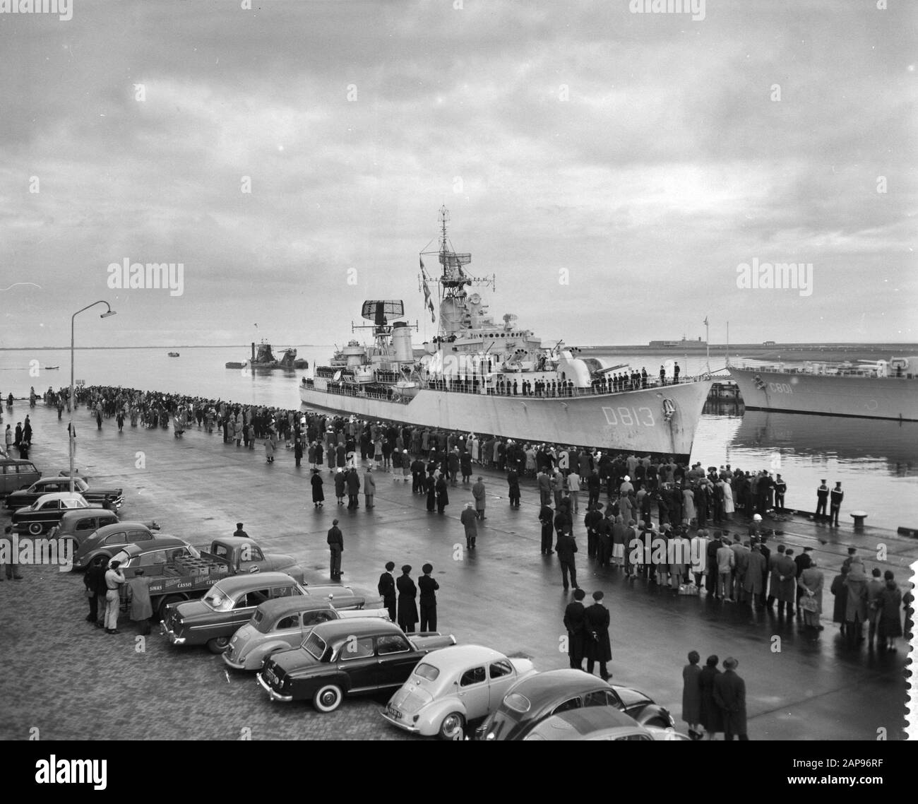 Personnel from fleet logistics Black and White Stock Photos & Images ...