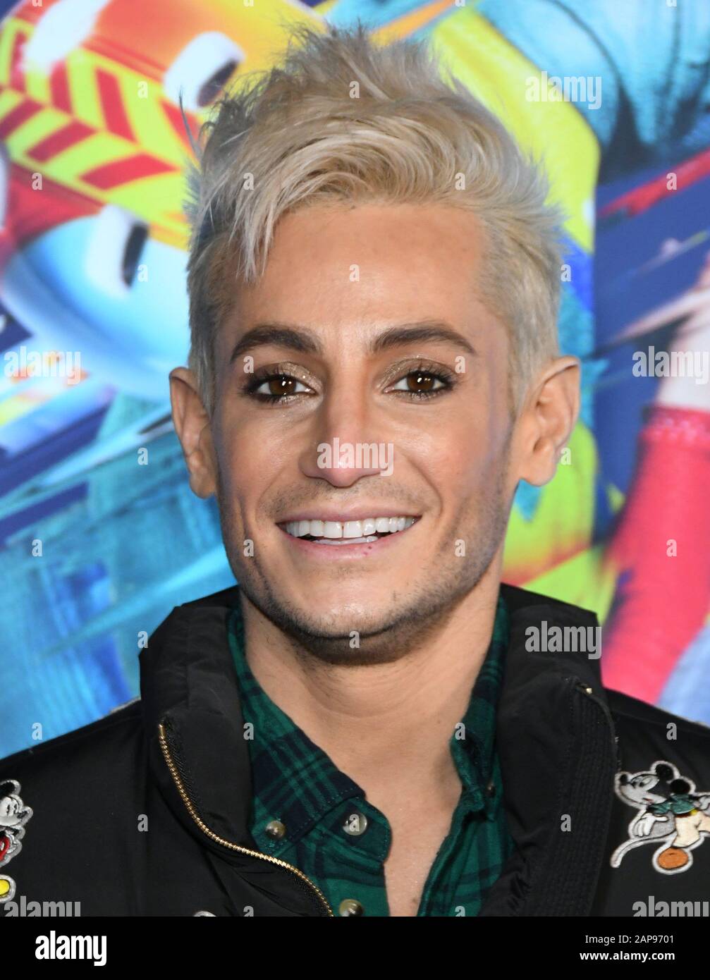 Los Angeles, California, USA. 21st Jan, 2020. Frankie Grande. Cirque Du ...