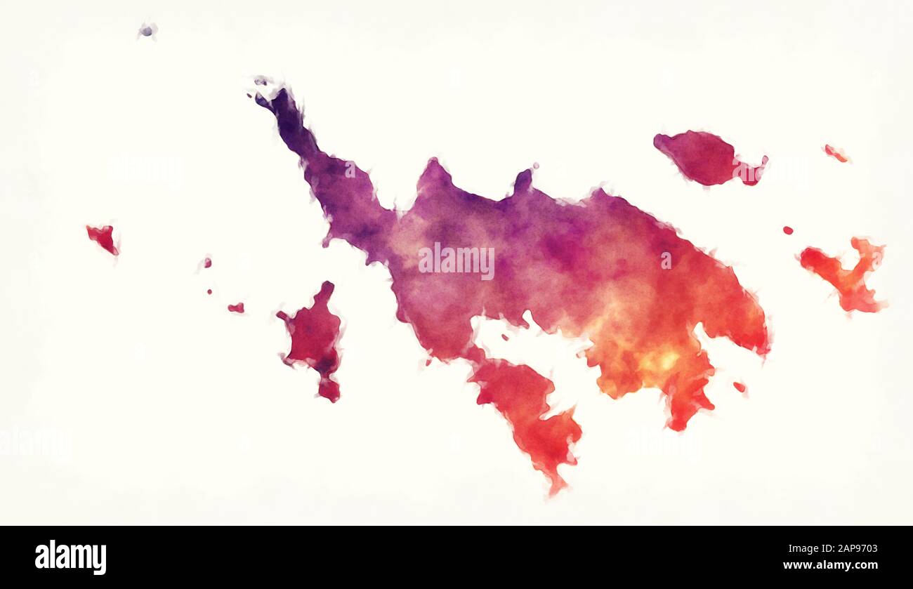 Culebra travel map hi-res stock photography and images - Alamy