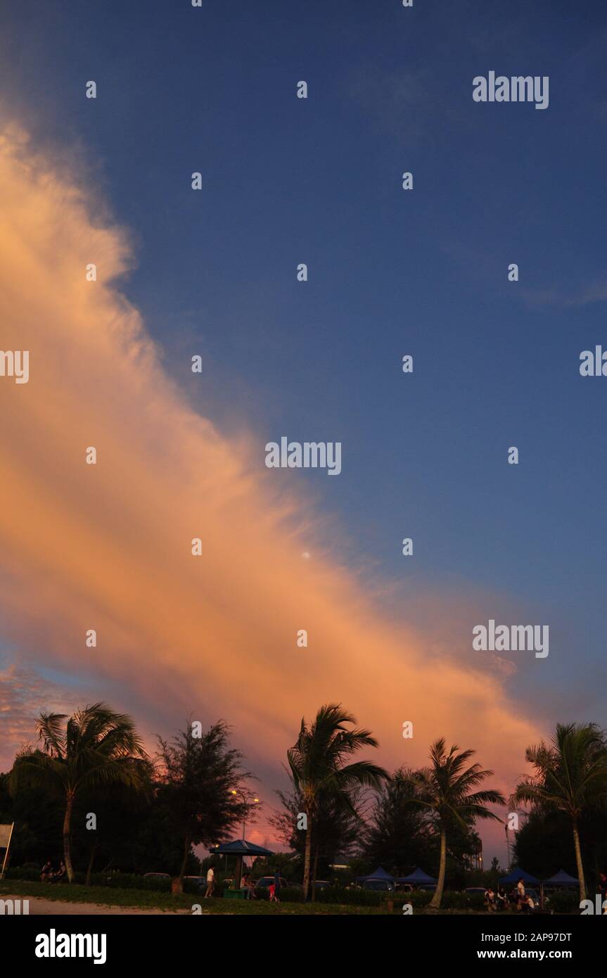 Miri, Sarawak / Malaysia - April 2011: The beautiful beaches of Luak ...