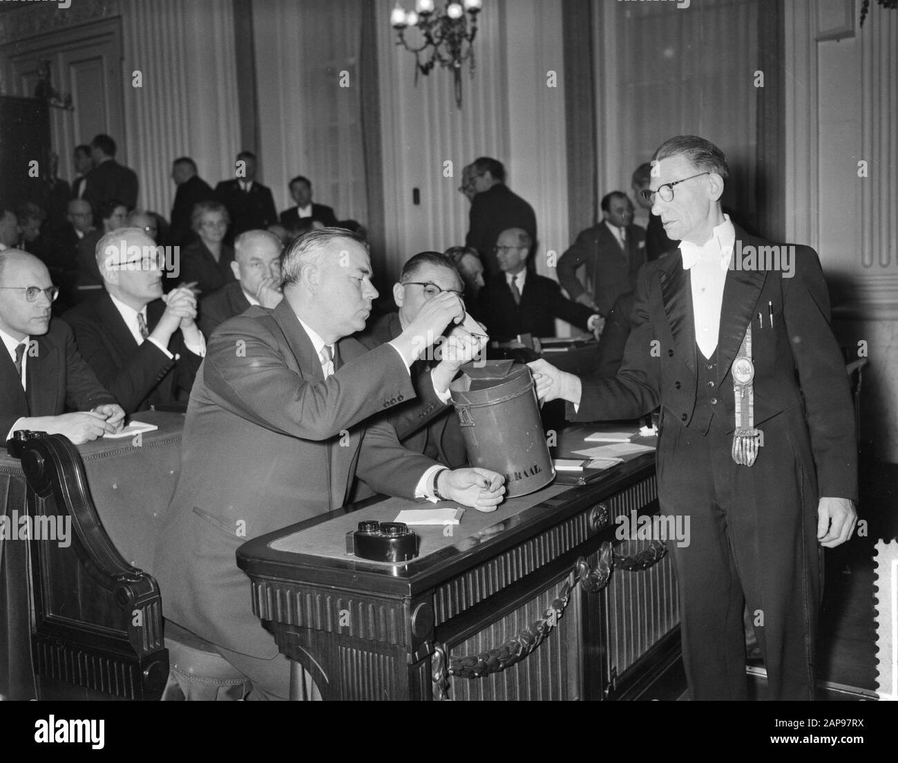 Extraordinary session of the House Date: March 20, 1959 Stock Photo - Alamy