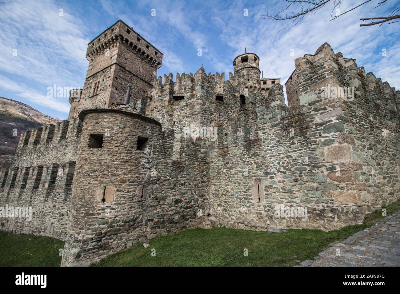 Fenis castle hi-res stock photography and images - Alamy