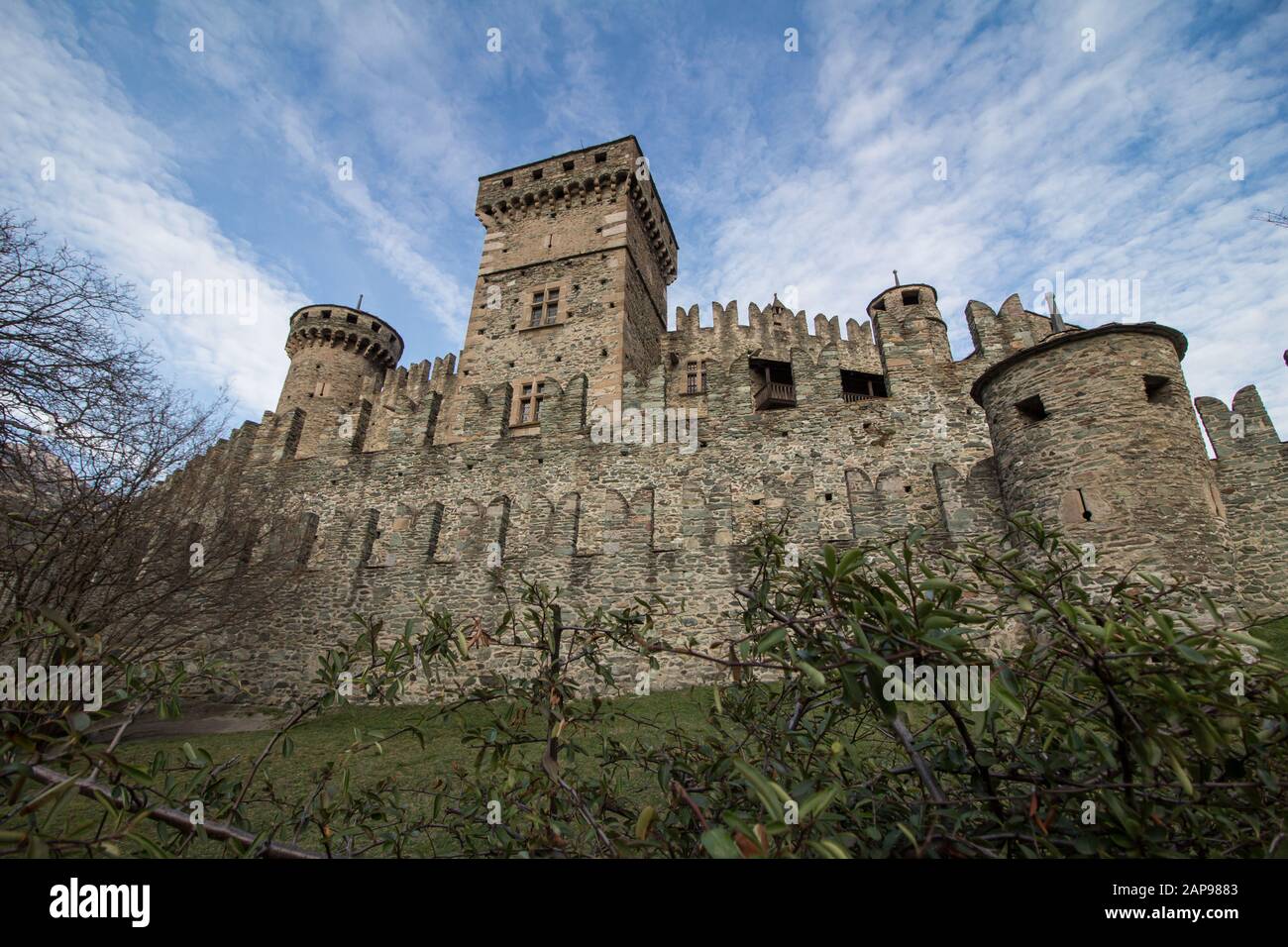Fenis castle hi-res stock photography and images - Alamy
