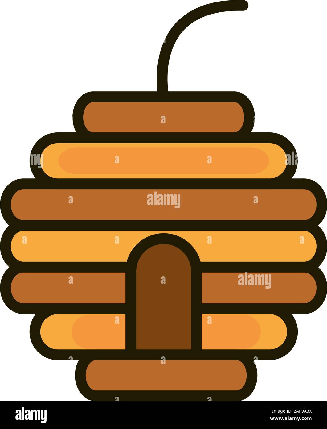 honeycomb structure bee nature drawing vector illustration Stock Vector ...