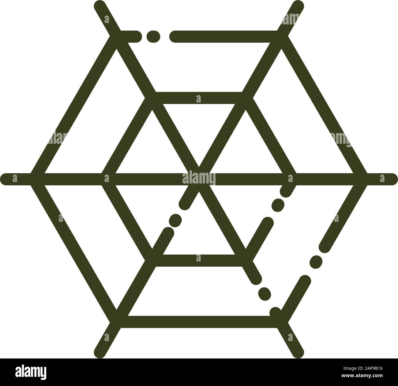 spiderweb insect nature line design vector illustration Stock Vector ...