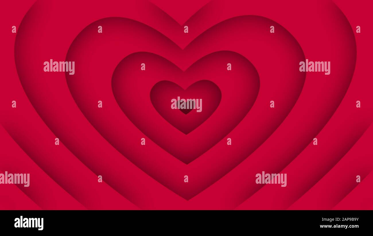 animated heart loop background, ideal footage for romantic moments and ...