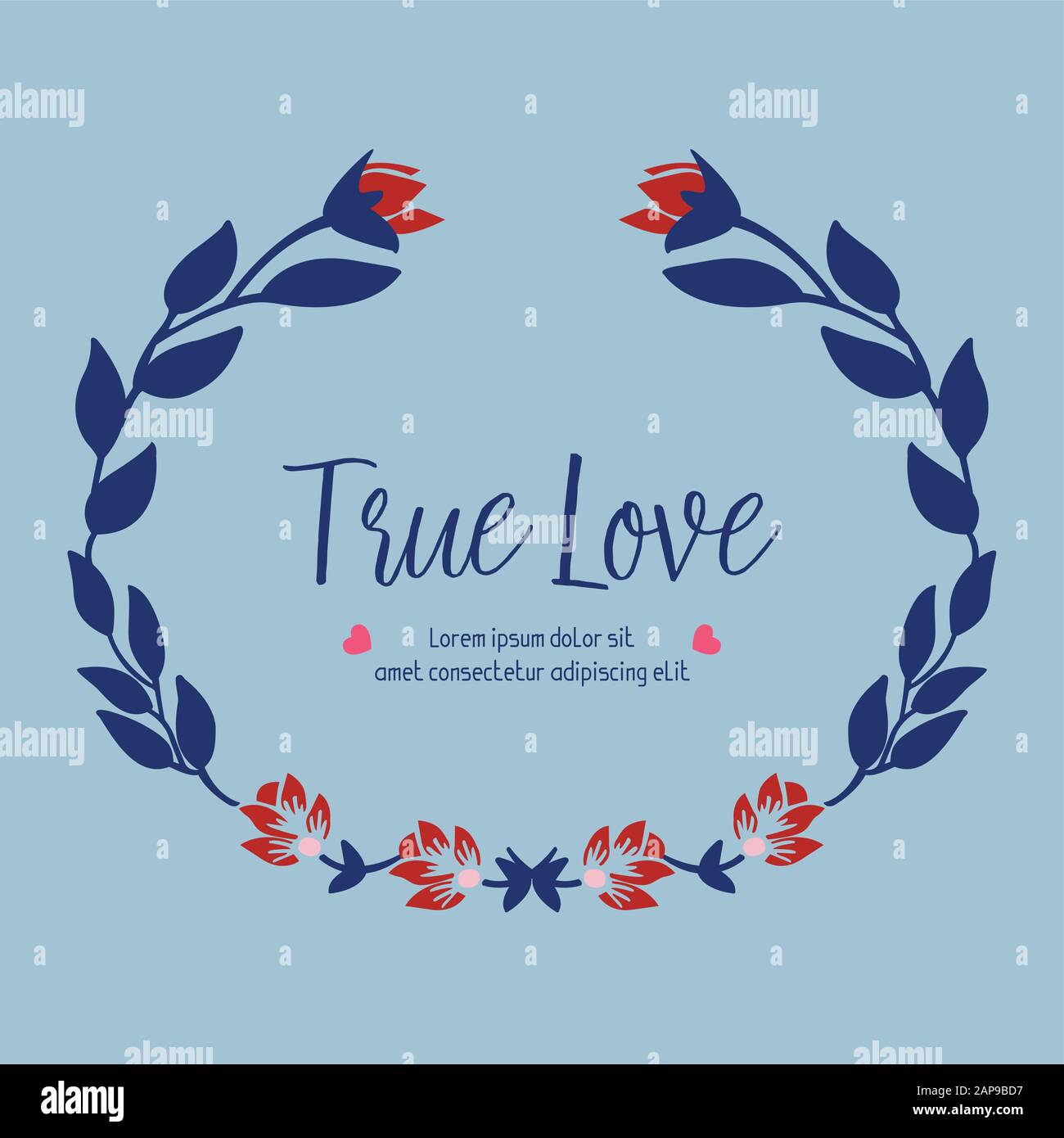 True romance poster Stock Vector Images - Alamy
