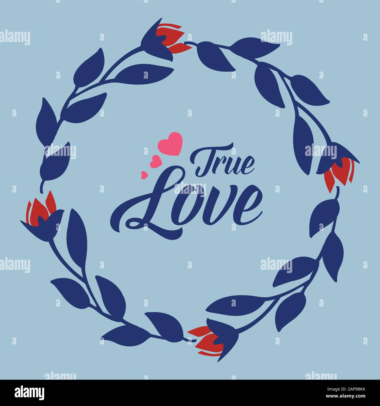 True romance poster Stock Vector Images - Alamy