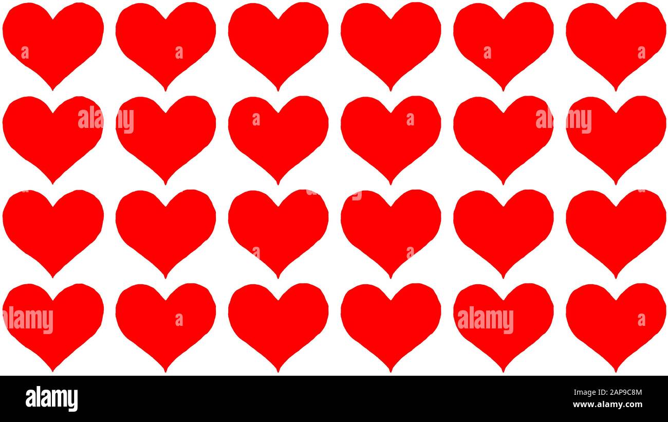 animated loop of hearts, ideal footage for romantic backgrounds Stock ...