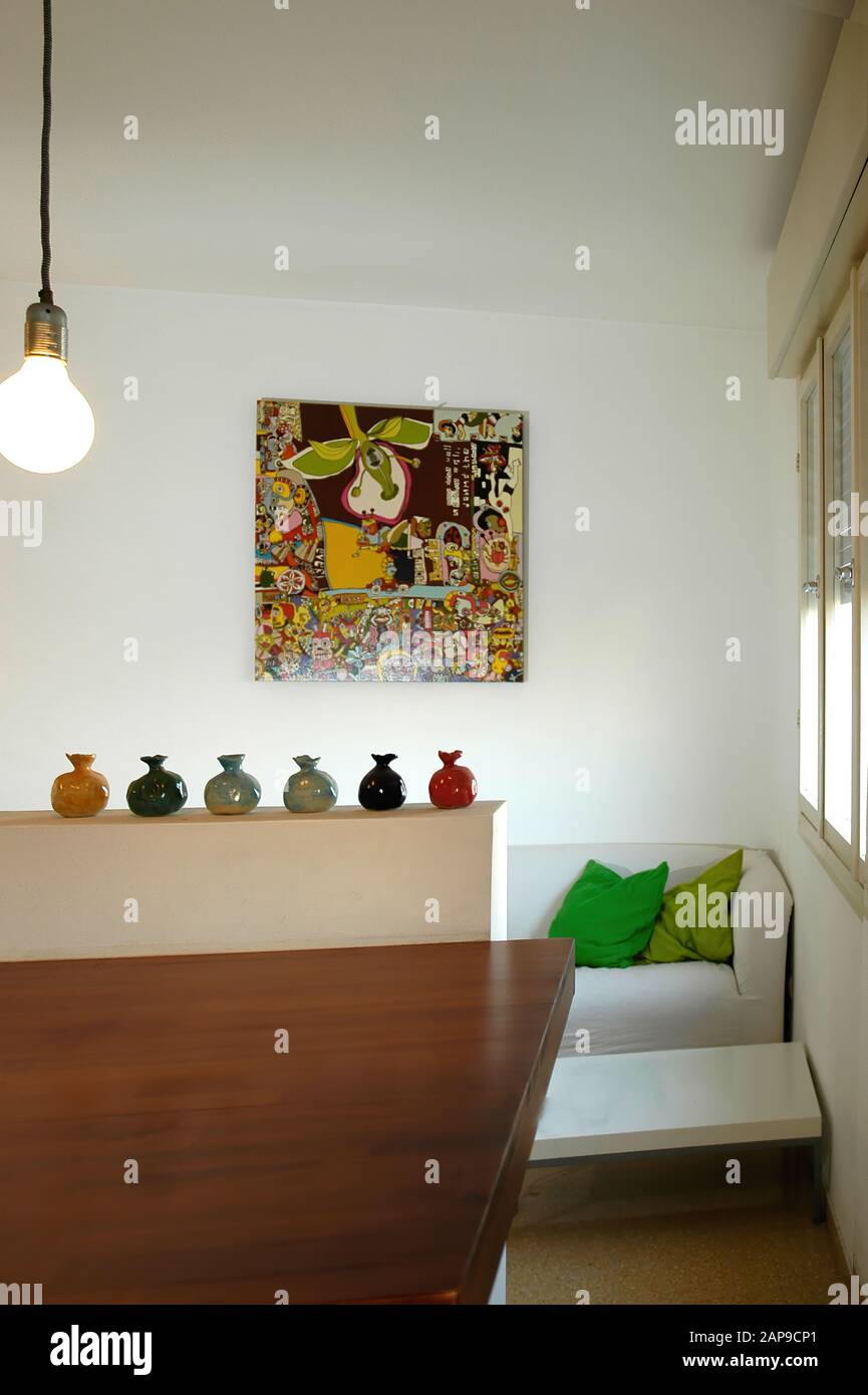 Jerusalem, Israel - 22 January 2020: Modern living room with ...