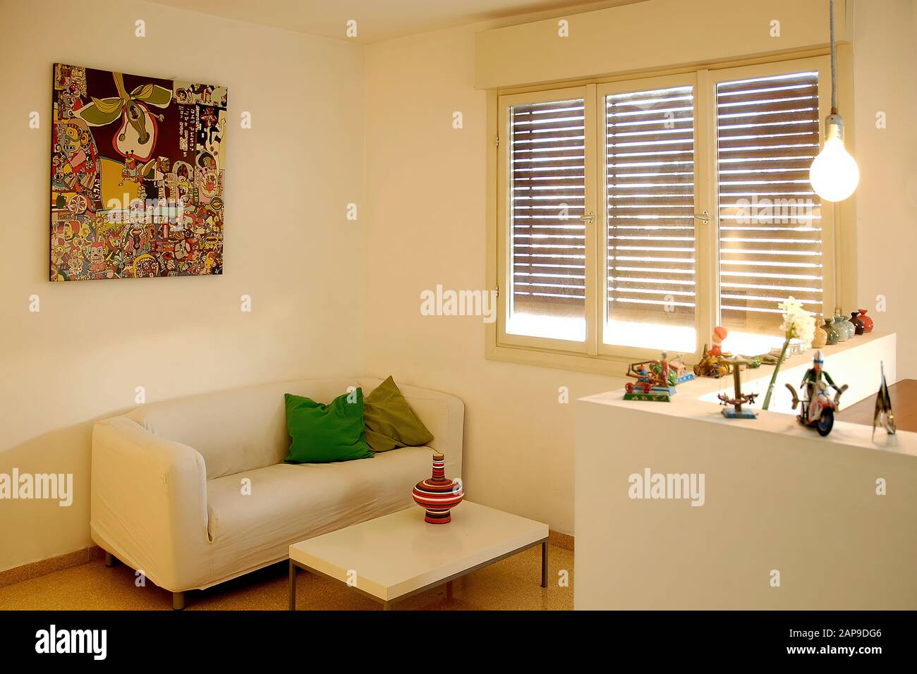 Jerusalem, Israel - 22 January 2020: Modern living room with ...