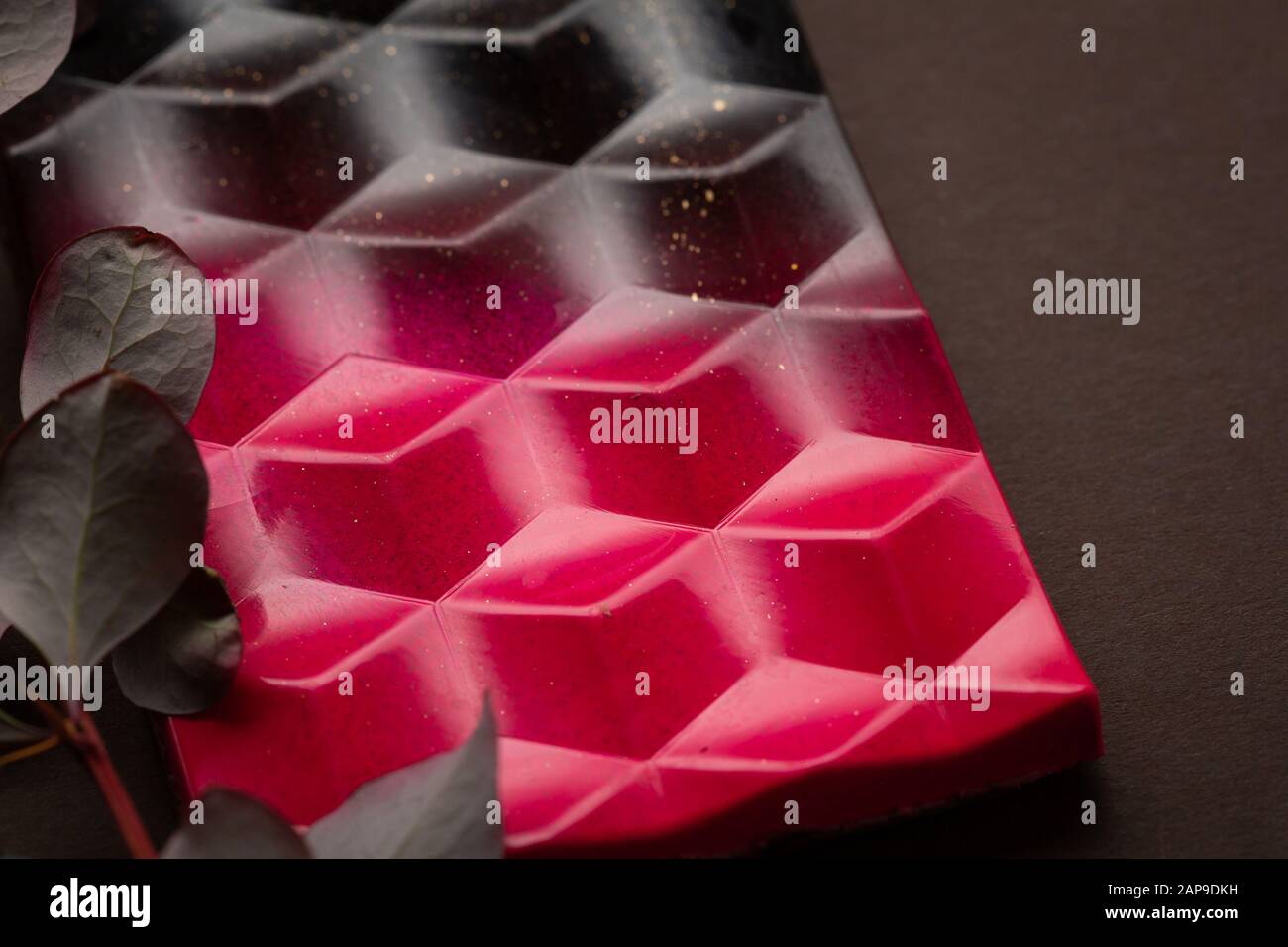 One color chocolate pattern background Stock Photo - Alamy