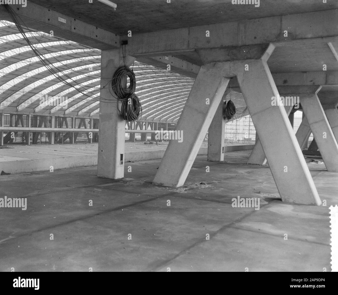Construction of the new RAI on the Europaplein, the hall Date ...