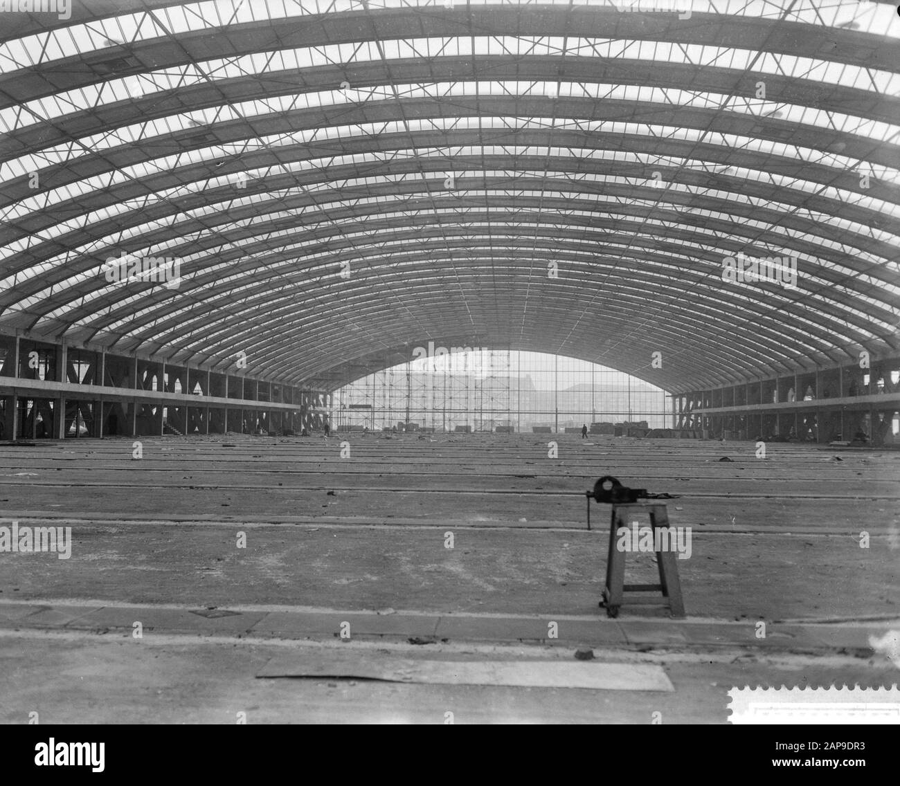 Construction of the new RAI on Europaplein, overview of huge middle ...