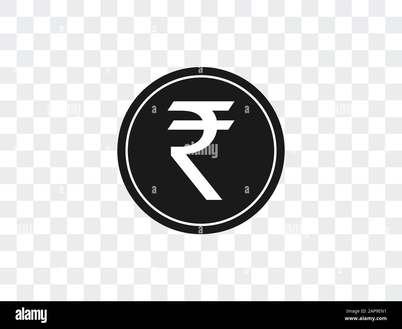 Rupee coin illustration hi-res stock photography and images - Alamy