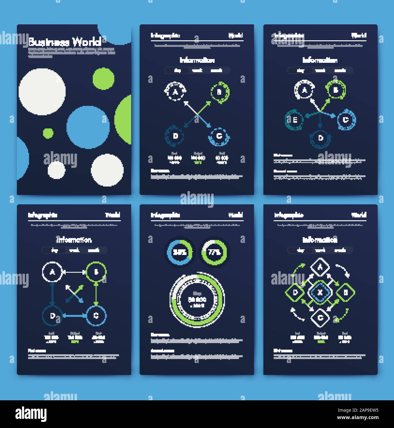 Modern infographic vector elements for business brochures. Use in ...