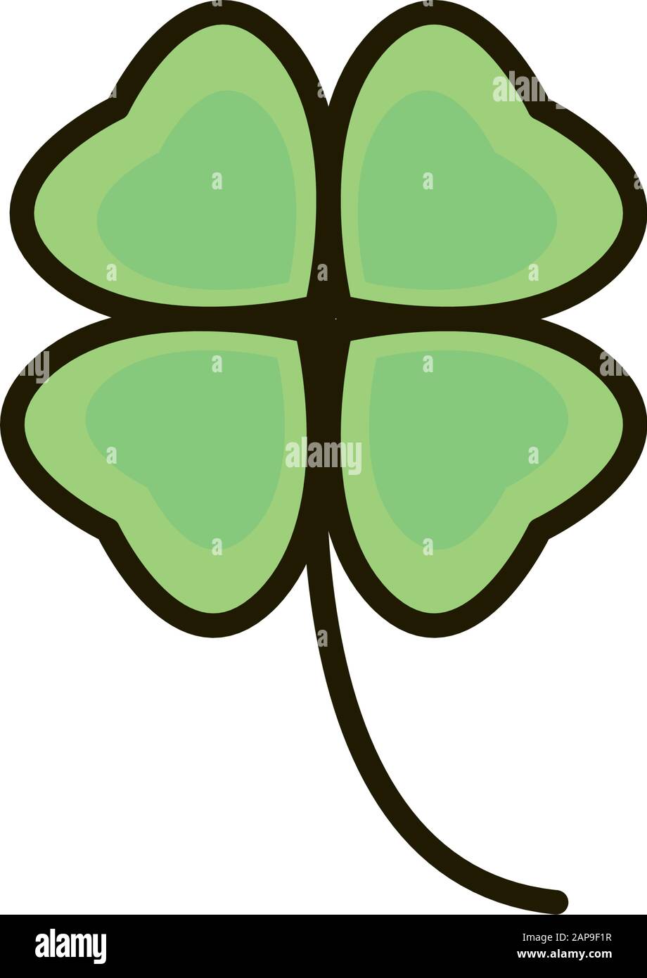 clover plant botanical nature drawing vector illustration Stock Vector ...