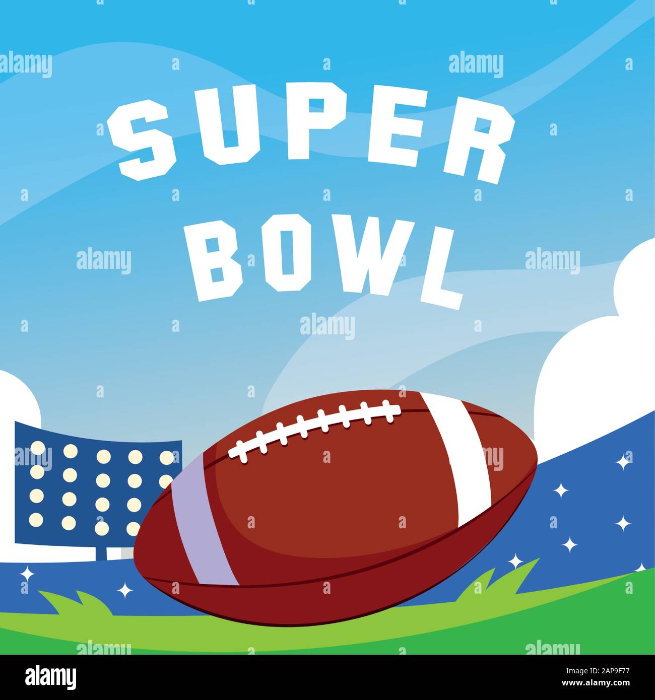 Super Bowl Decorations Clip Art Super Bowl Party Stock Illustrations
